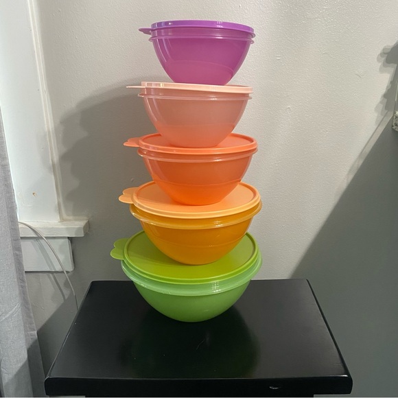 Tupperware | Kitchen | Newtupperware Classice Wonderlier Bowl 5 Pc Set | Poshmark